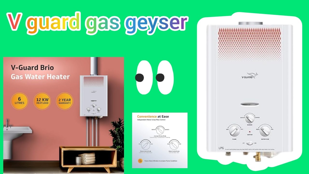 V-Guard gas geyser |water heater gas geyser |home gadgets cool | - YouTube