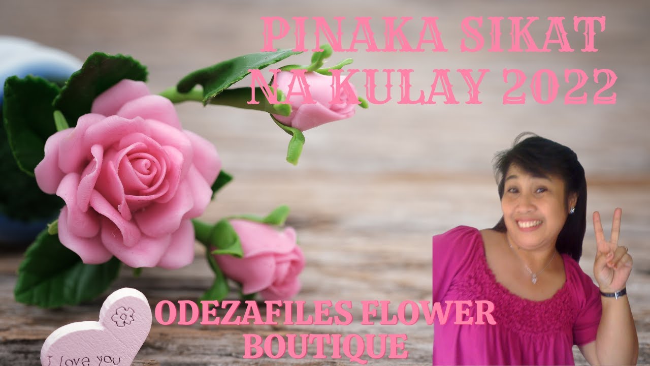 PINAKA SIKAT NA KULAY || LINE YARN || PINK || ODEZAFILES FLOWER ...