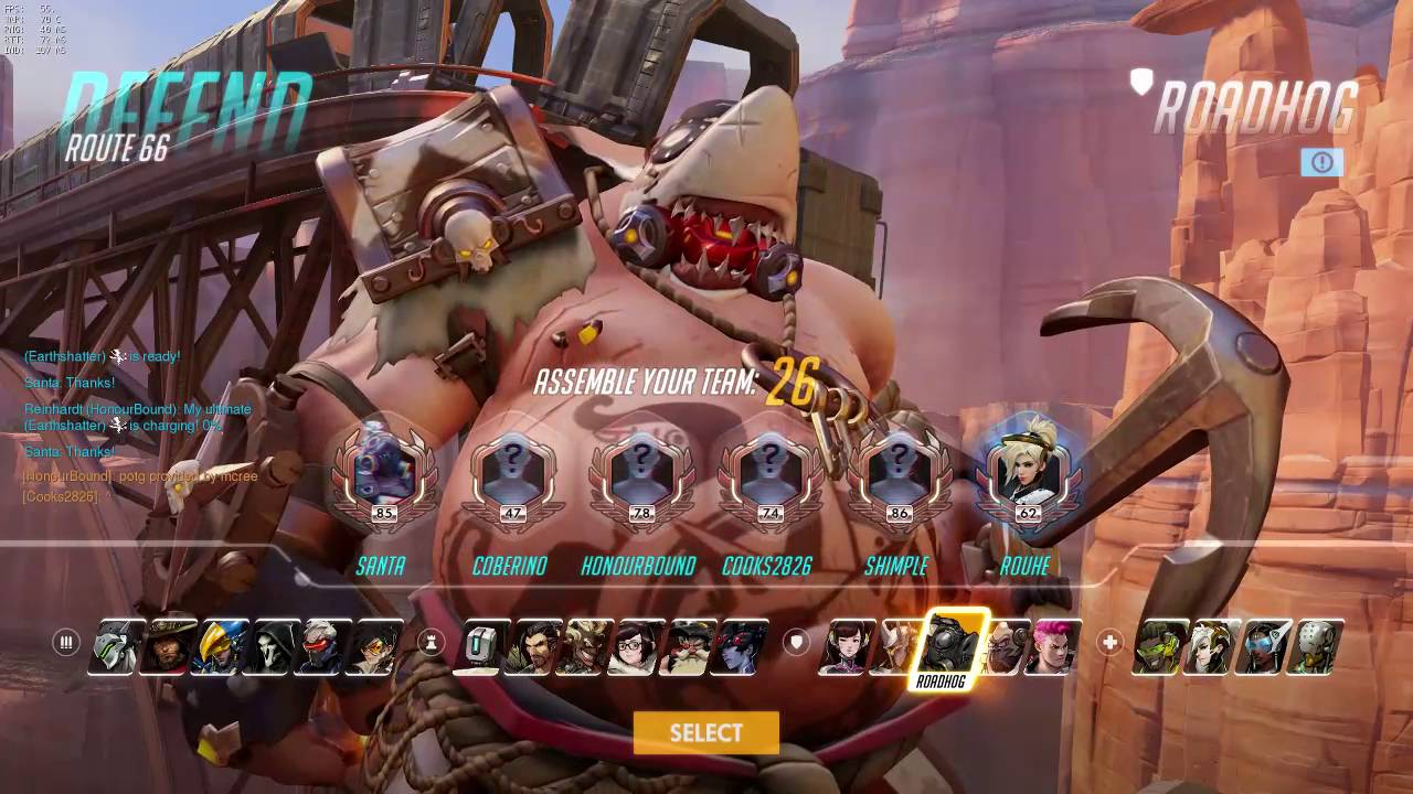Random Overwatch round - YouTube