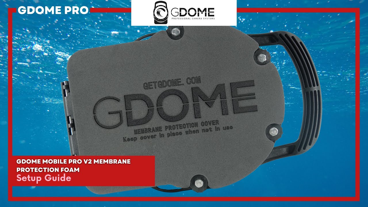 GDome Mobile 3 and 2 Rear Foam Membrane Protection Foam - YouTube