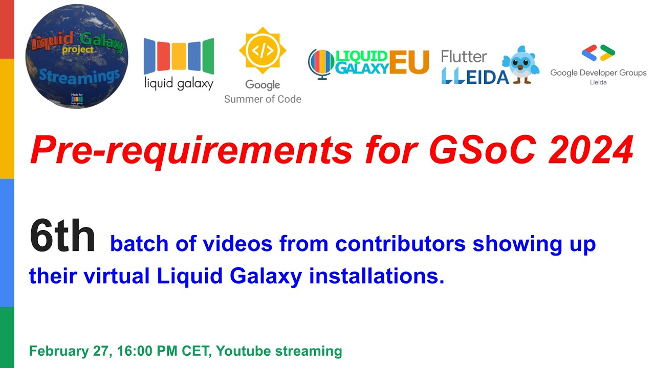 6th batch of videos from contributors showing up their virtual Liquid ...