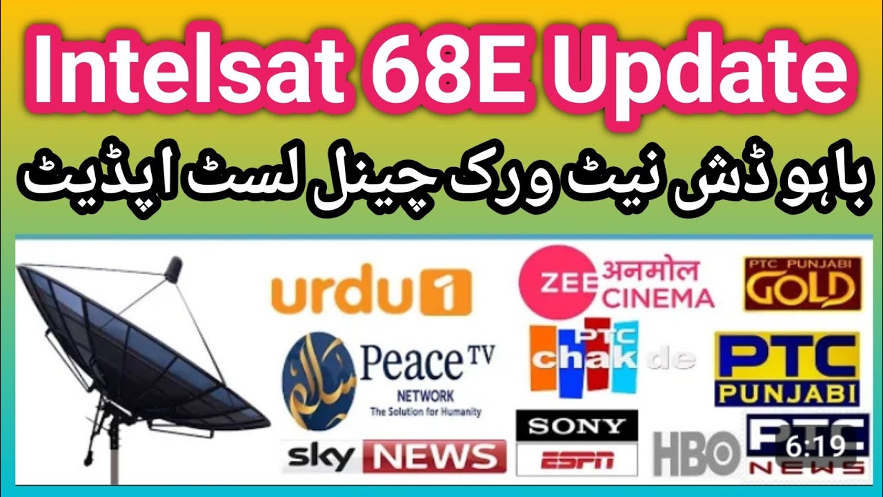 Intelsat 68E||New Channel List||Update @Bahoo Dish Network - YouTube