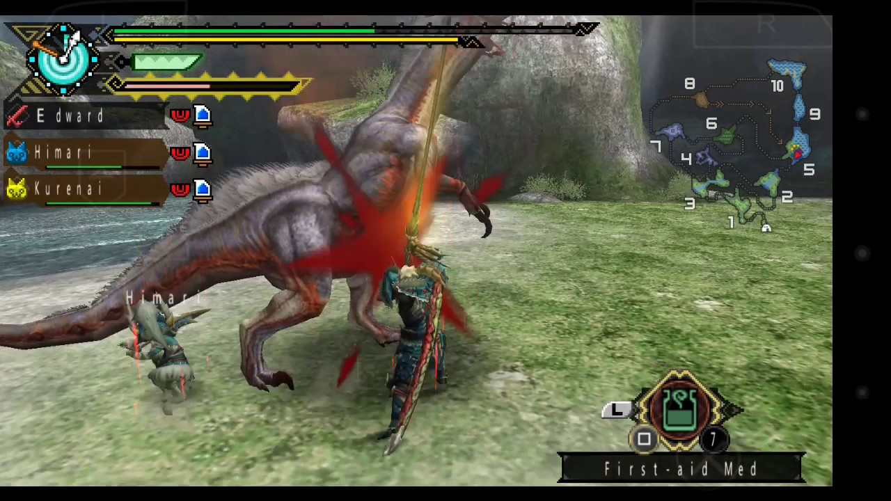 Monster Hunter 3rd :Quest slay 8 jaggia -- Matar 8 jaggia - YouTube