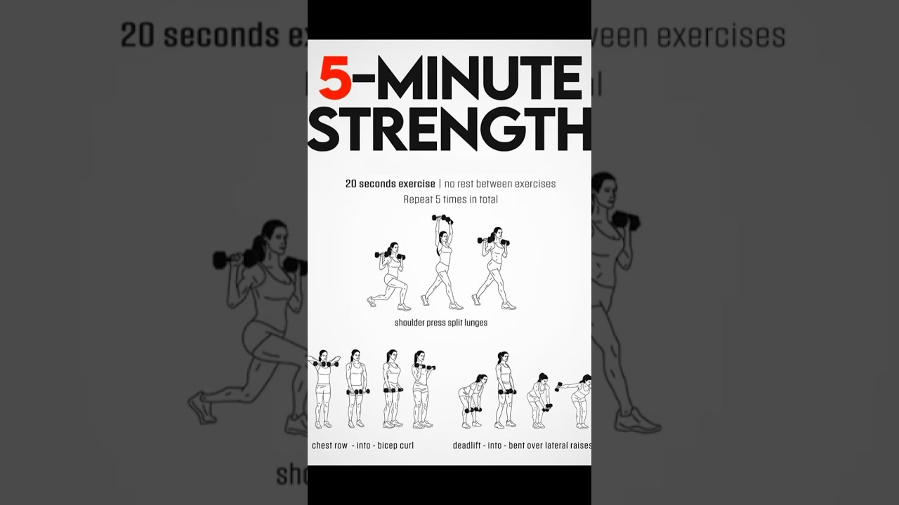 Even 5-minutes strength is workout tho 💪 #simpleworkout #workout # ...