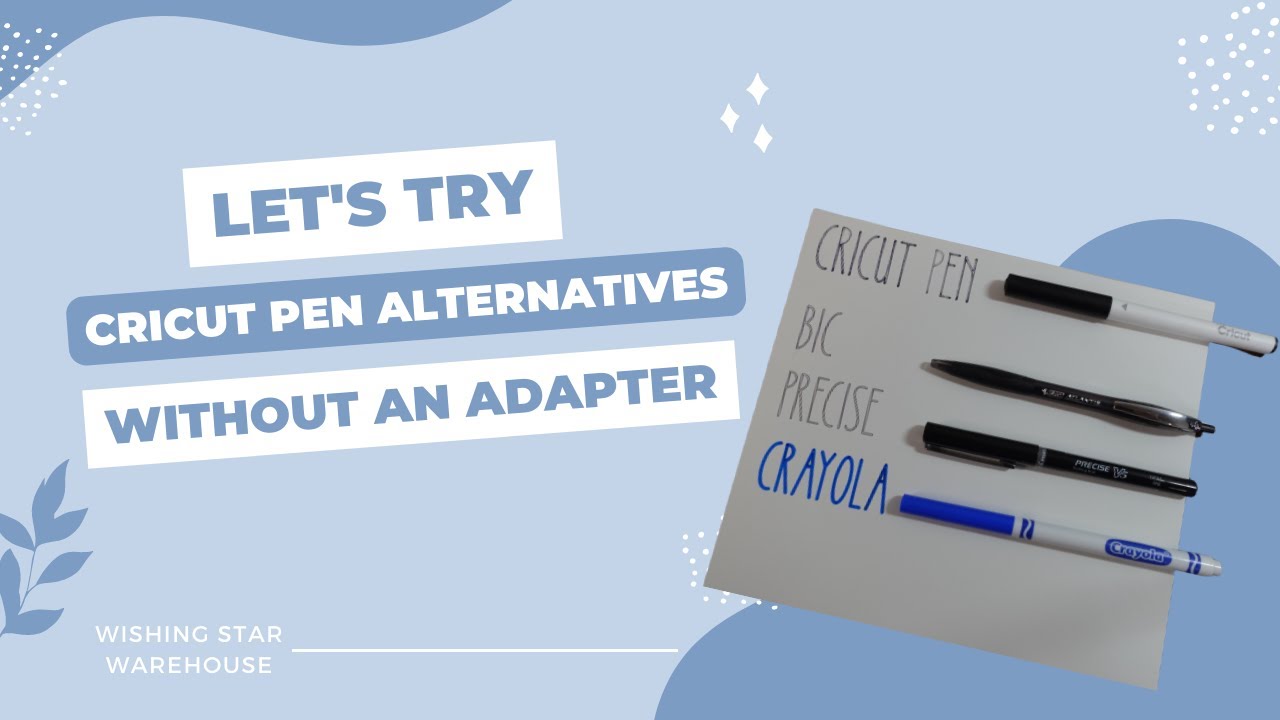 Cricut Pen Alternatives without an Adapter - YouTube
