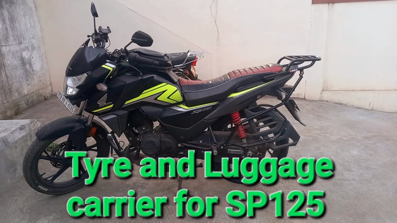 #Honda SP125 #rear rack #Luggage carrier #sp125 #honda #luggage # ...