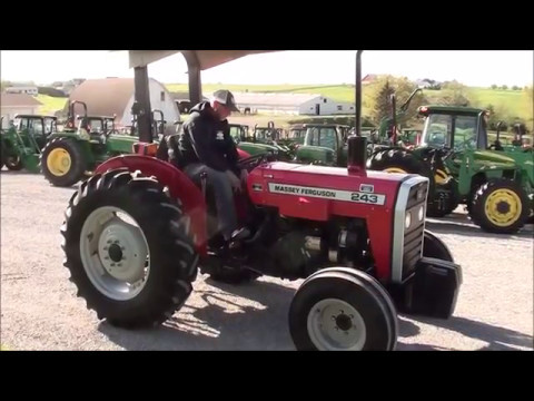 1999 MF 243 Tractor For Sale by Mast Tractor! Sharp! - YouTube