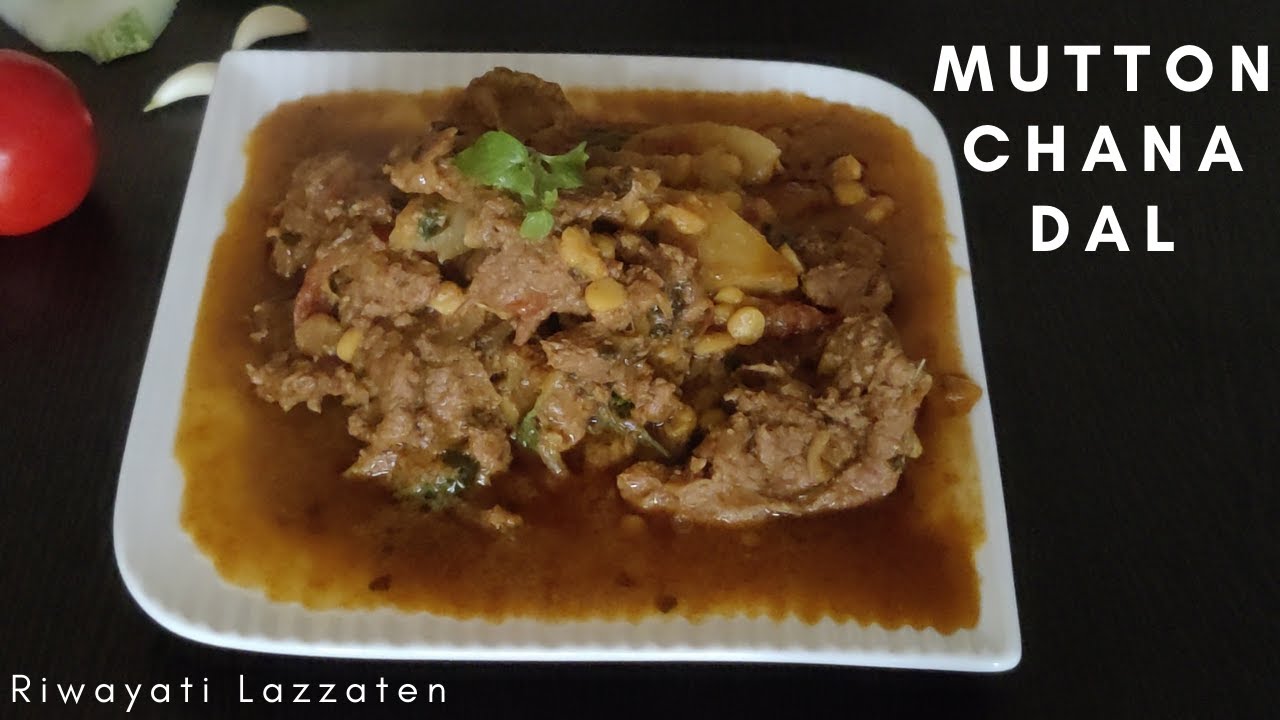 Hammered Mutton Chana Dal Recipe | Traditional Winter Special Chana Dal ...