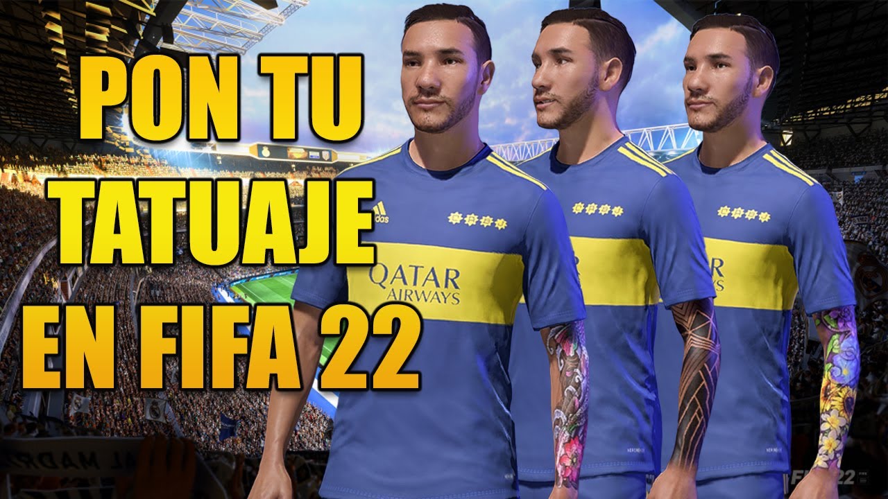 Como PONER TATUAJES en FIFA 22 - YouTube