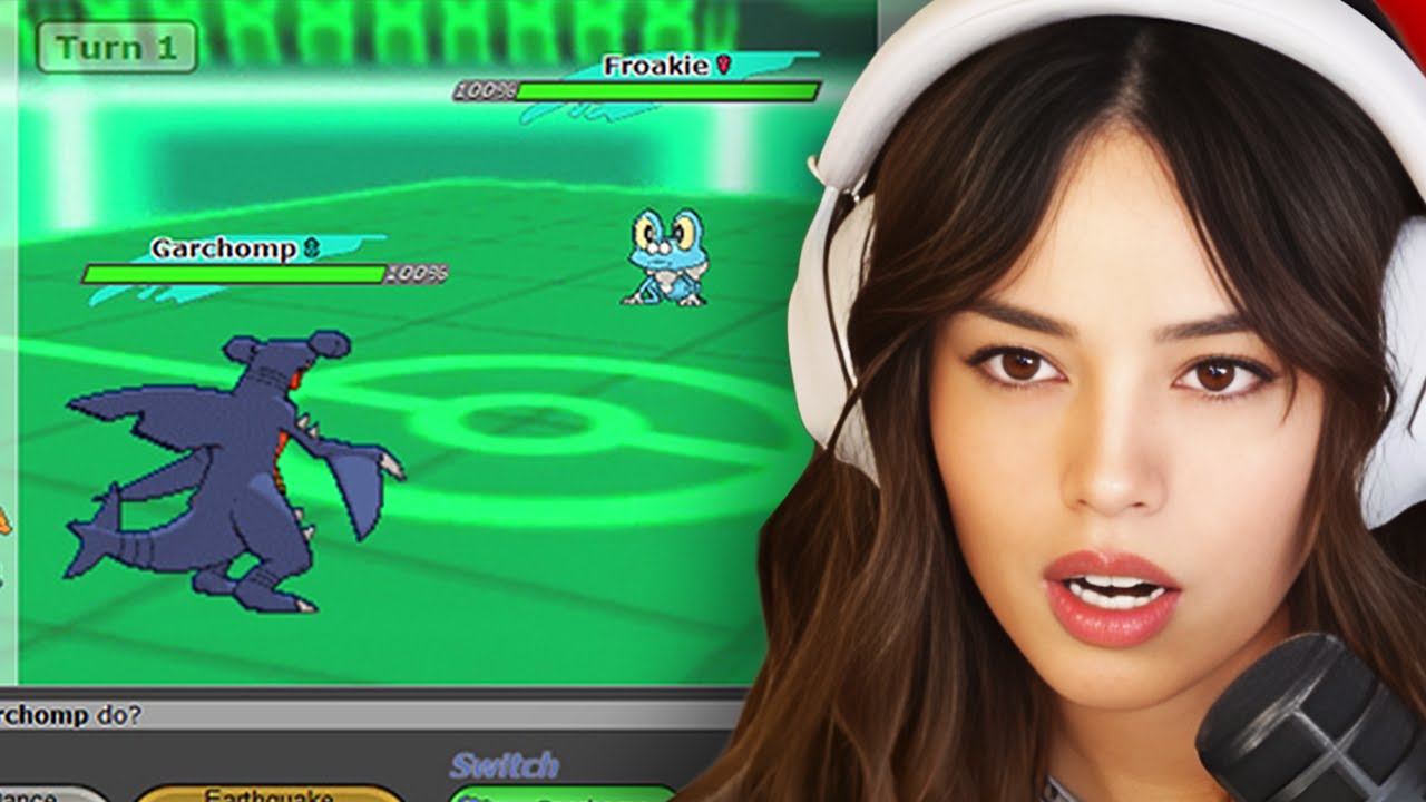 Valkyrae Plays Pokemon Showdown - YouTube