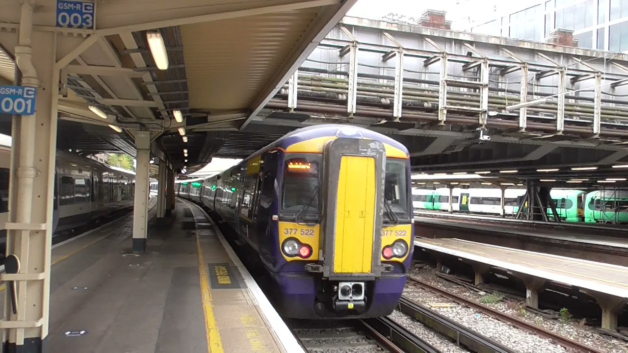 Southeastern Class 377 514-377 522 London Victoria for Ashford ...