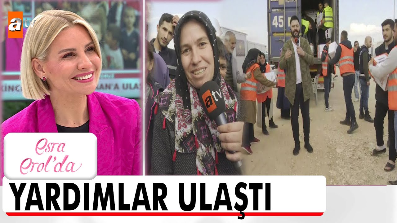 İkinci yardım tırımız Adıyaman'a ulaştı! - Esra Erol'da 14 Nisan 2023 ...