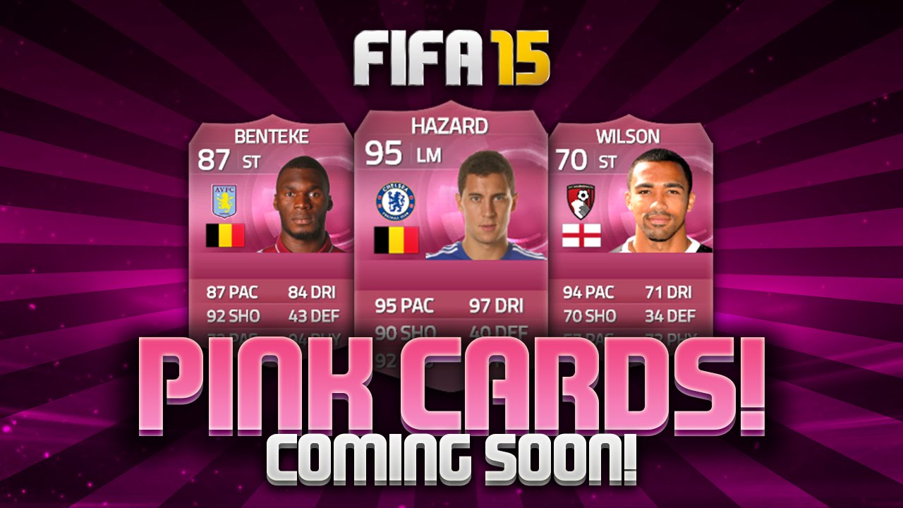PINK CARDS COMING TO FIFA NEXT WEEK? | FIFA 15 Ultimate Team - YouTube