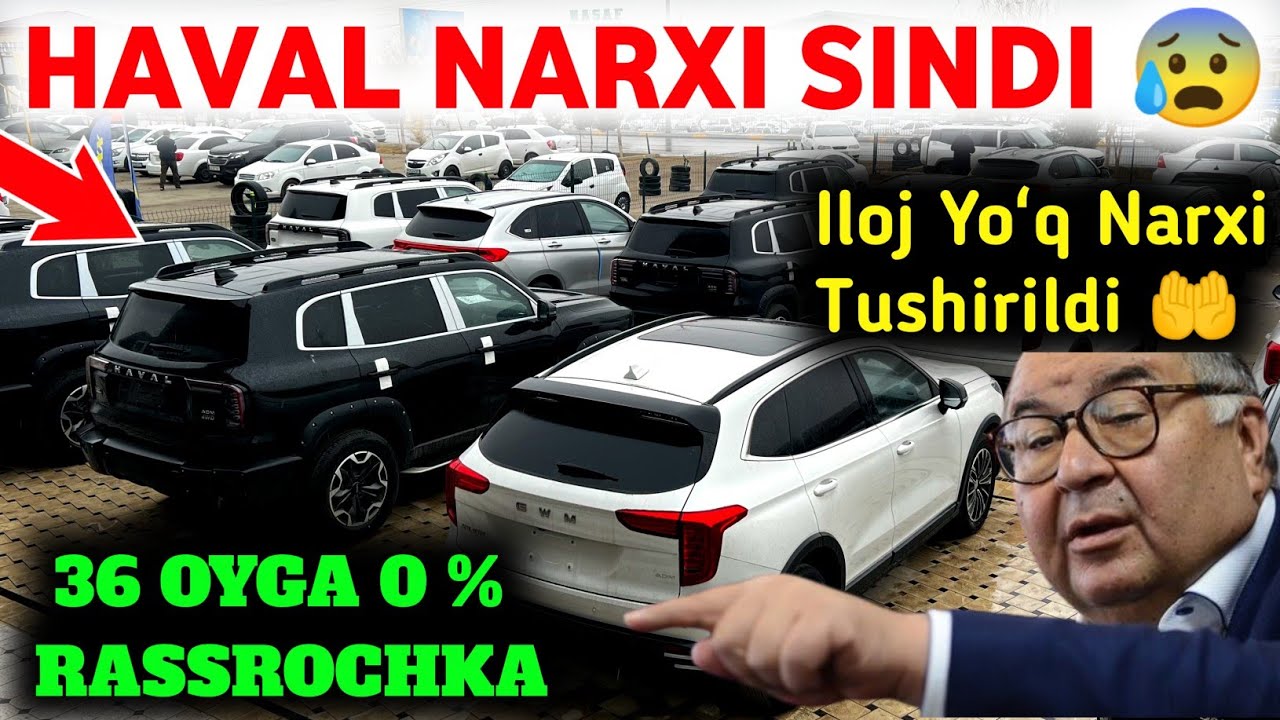 🤲 XUSHXABAR HAVAL NARXI TUSHDI 😨 HAVAL AVTOSALON NARXLARI 2025 INOMARKA ...