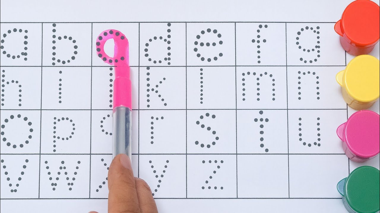 Alphabet Tracing for Kids | A to Z Dotted Letters Worksheet | Learn ...