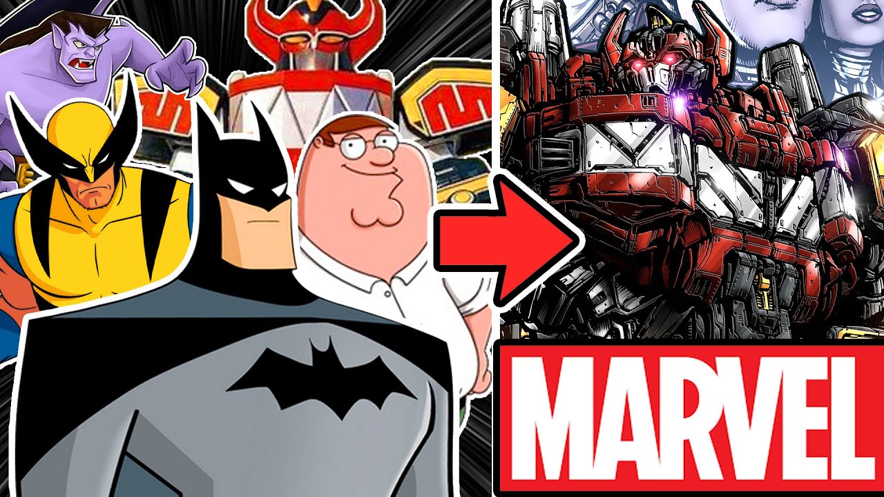 Drawing 90s CARTOONS in a MARVEL STYLE??? by a PRO MARVEL ARTIST! - YouTube