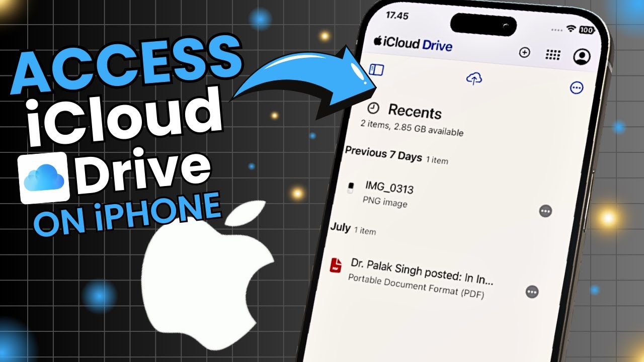 2 Ways | How to Access iCloud Drive on iPhone | Open iCloud Photos in ...