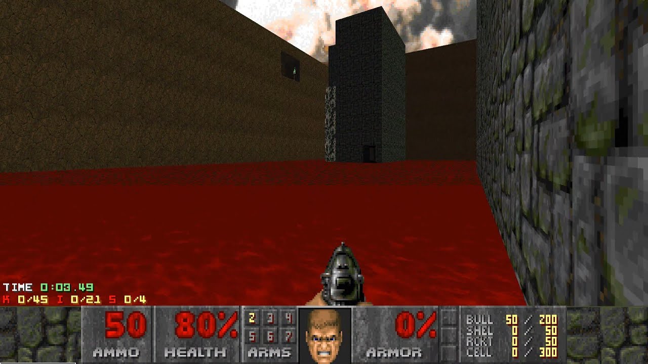 Doom 2, HyperSpeed, Map 20 Message for the Timer (NM) - 26.31 - YouTube