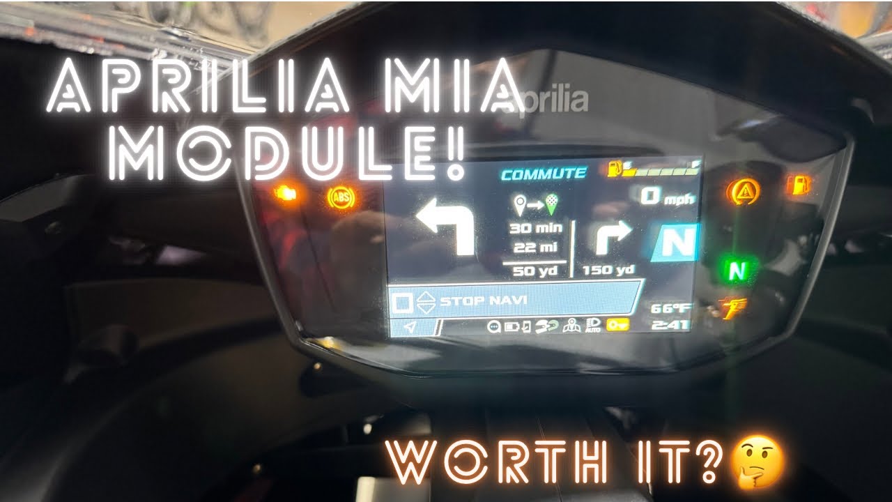 Aprilia Mia Multi Media/ Navigation 2024 Aprilia RS660 1ST MOD ...