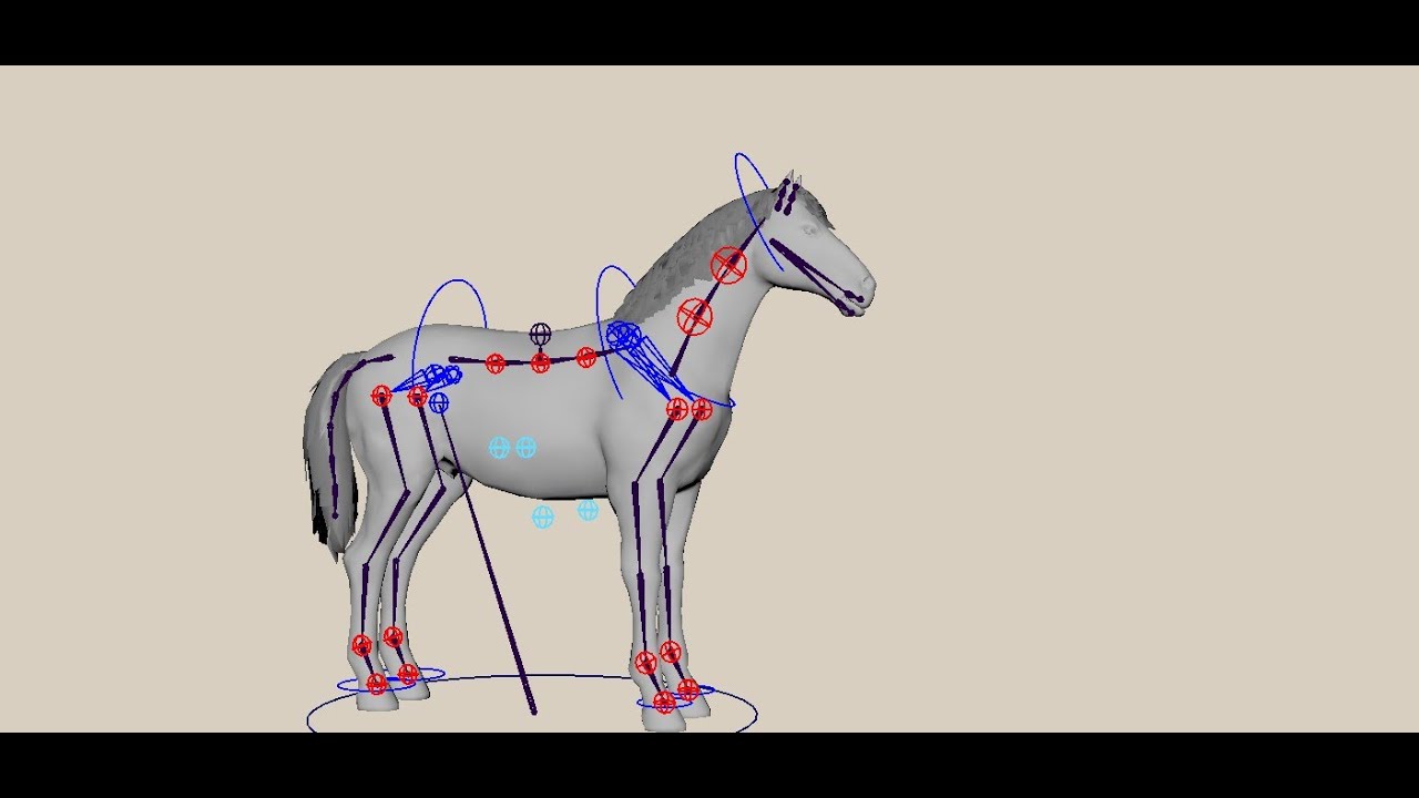 Easy game Rig. Part 7. Риг лошади - YouTube
