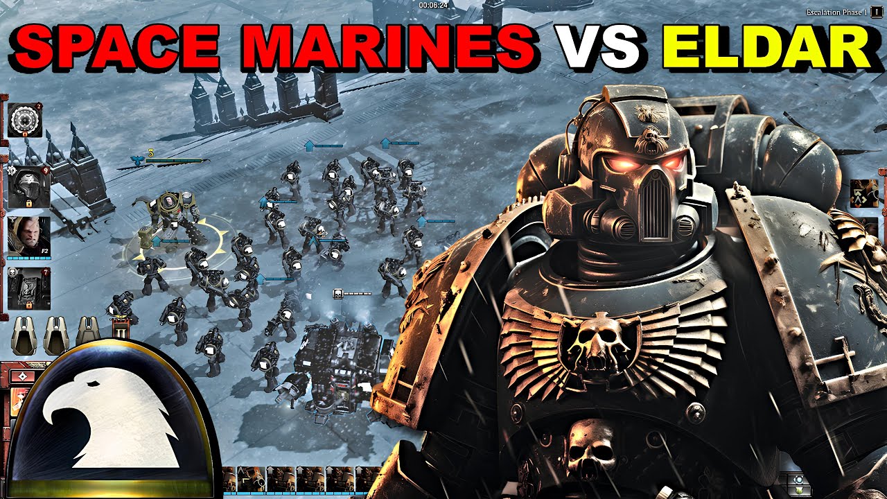 Black Consuls VS Eldar | Massive 3 vs 3 Battle | Warhammer 40k Dawn of ...