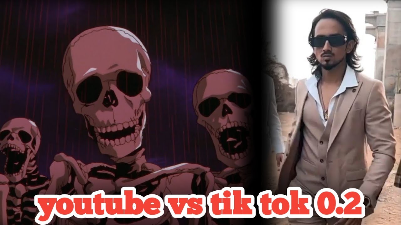 skeleton rosting video /YouTube vs tik tok 0.2 #funny #comedy # ...