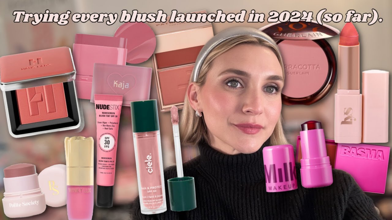Reviewing Every Blush Released in 2024 (so far) | Cheek Swatches ...