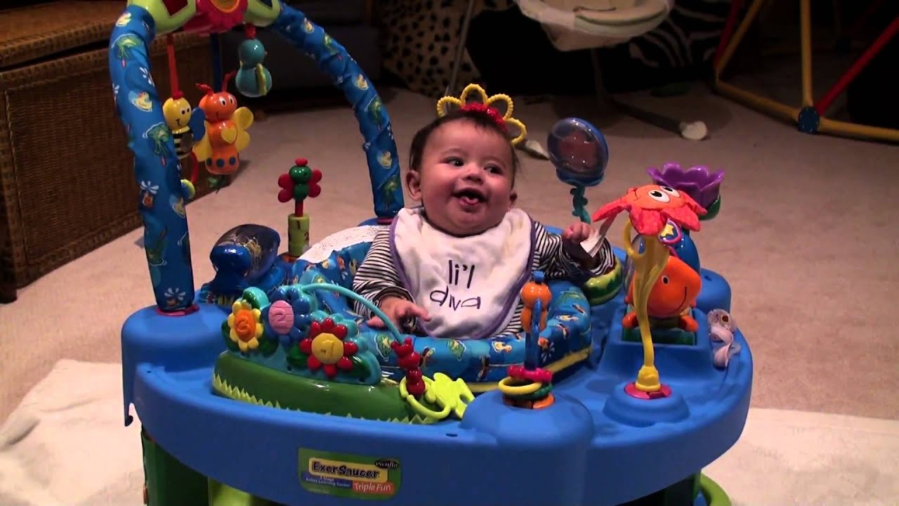 Evenflo Exersaucer - YouTube