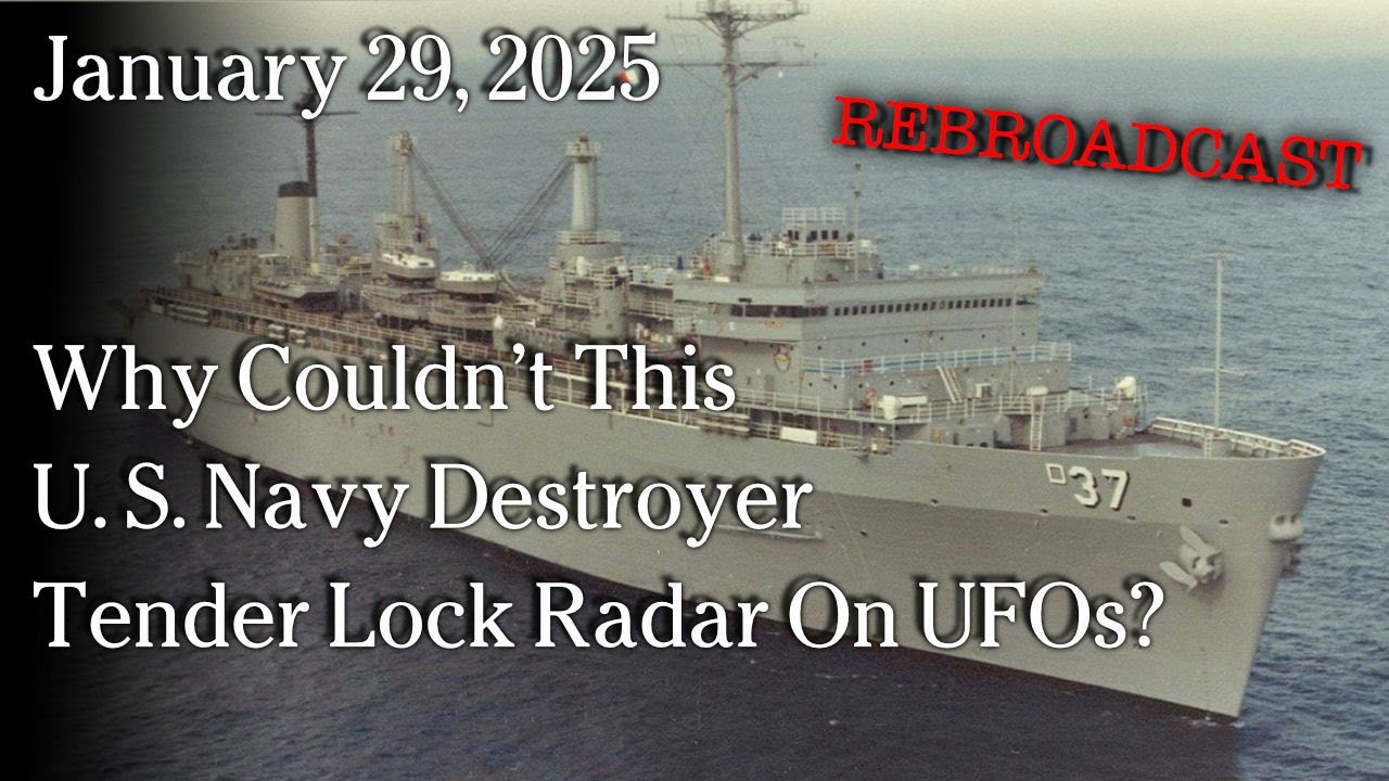 Jan 29, 2025 - Why Couldn’t This U. S. Navy Destroyer Tender Lock Radar ...