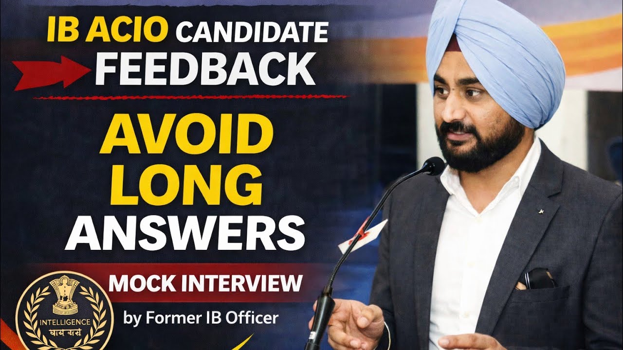 IB ACIO Mock Interview 2025 | IB ACIO Interview Questions | IB ACIO ...