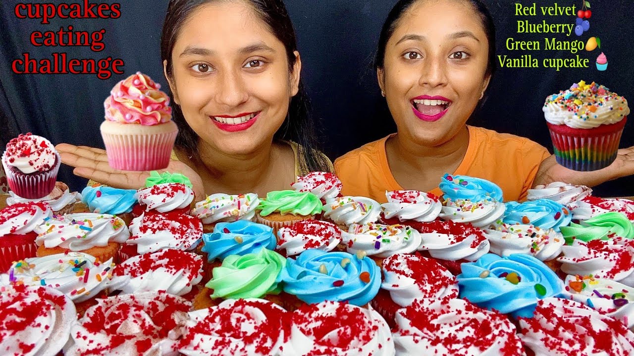 Eating 😋Different type of Cupcakes 🧁🍰Challenge|Punishment|Food ...