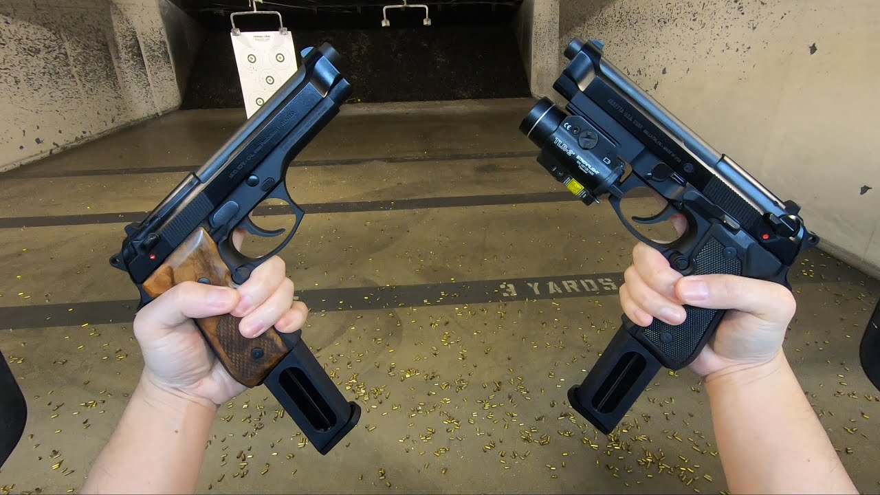 Beretta 92FS and Beretta 92FS M9A1 with 30-Round Magazines (9mm) - YouTube