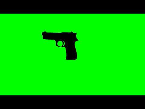 Free Gun Moving Green Screen Animation Video