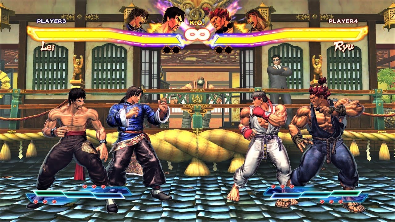 Law & Lei vs Akuma & Ryu (Hardest AI) - Street Fighter X Tekken - YouTube
