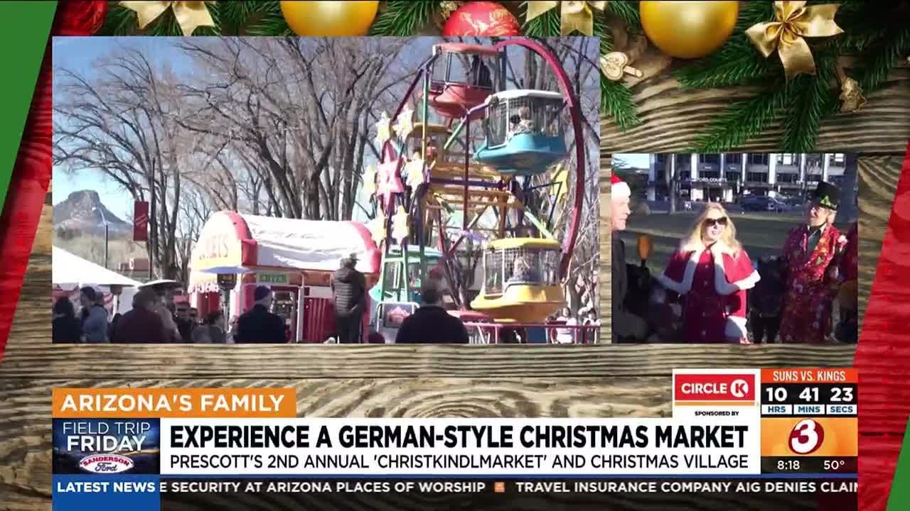 Experience a German-style Christmas market in northern Arizona - YouTube