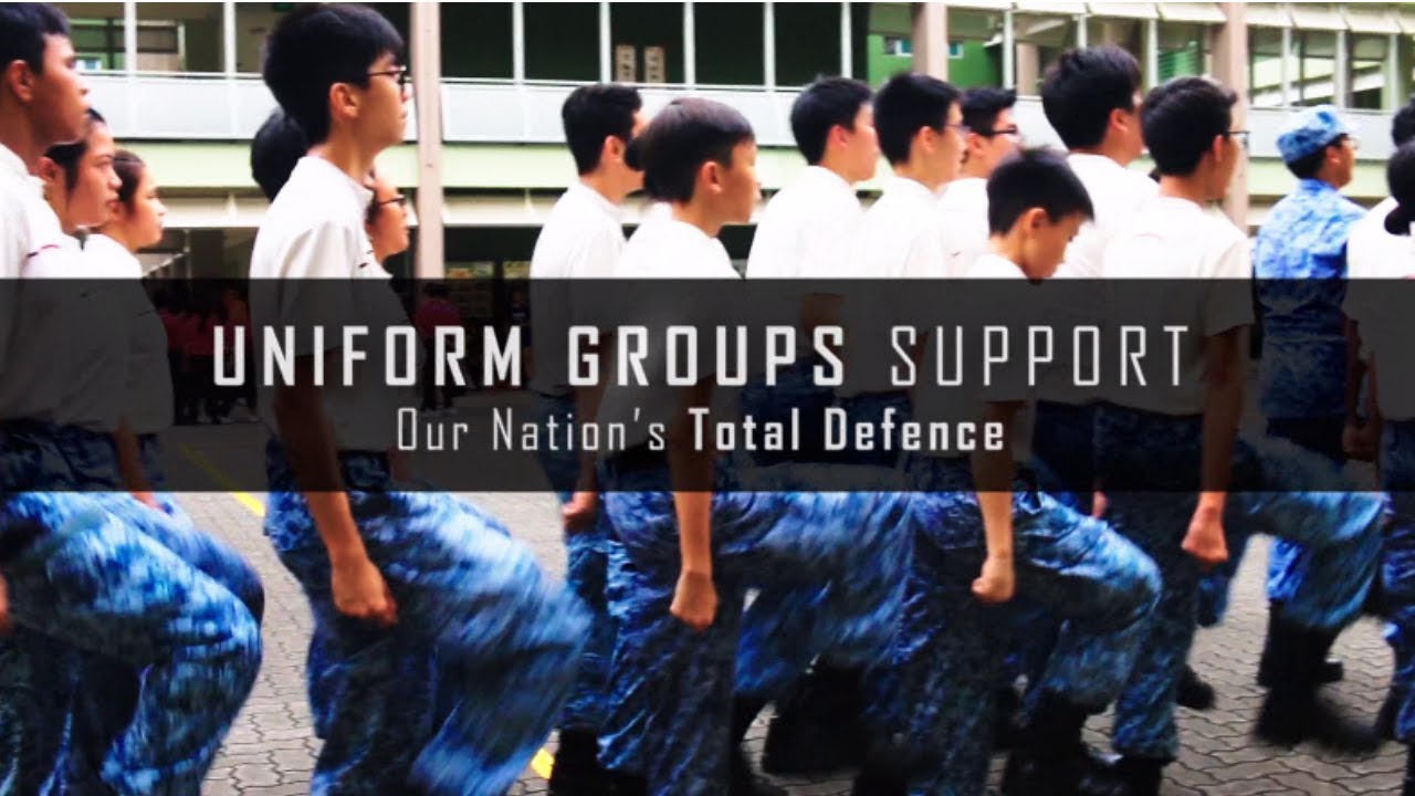 Uniform Groups Support Our Nation's Total Defence - YouTube