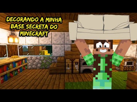 🟩Decorando a minha base secreta no Minecraft *será que ficou bonita?? # ...