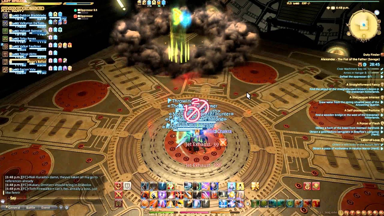 FFXIV Heavensward - Alexander (Savage) - The Fist of the Father ...