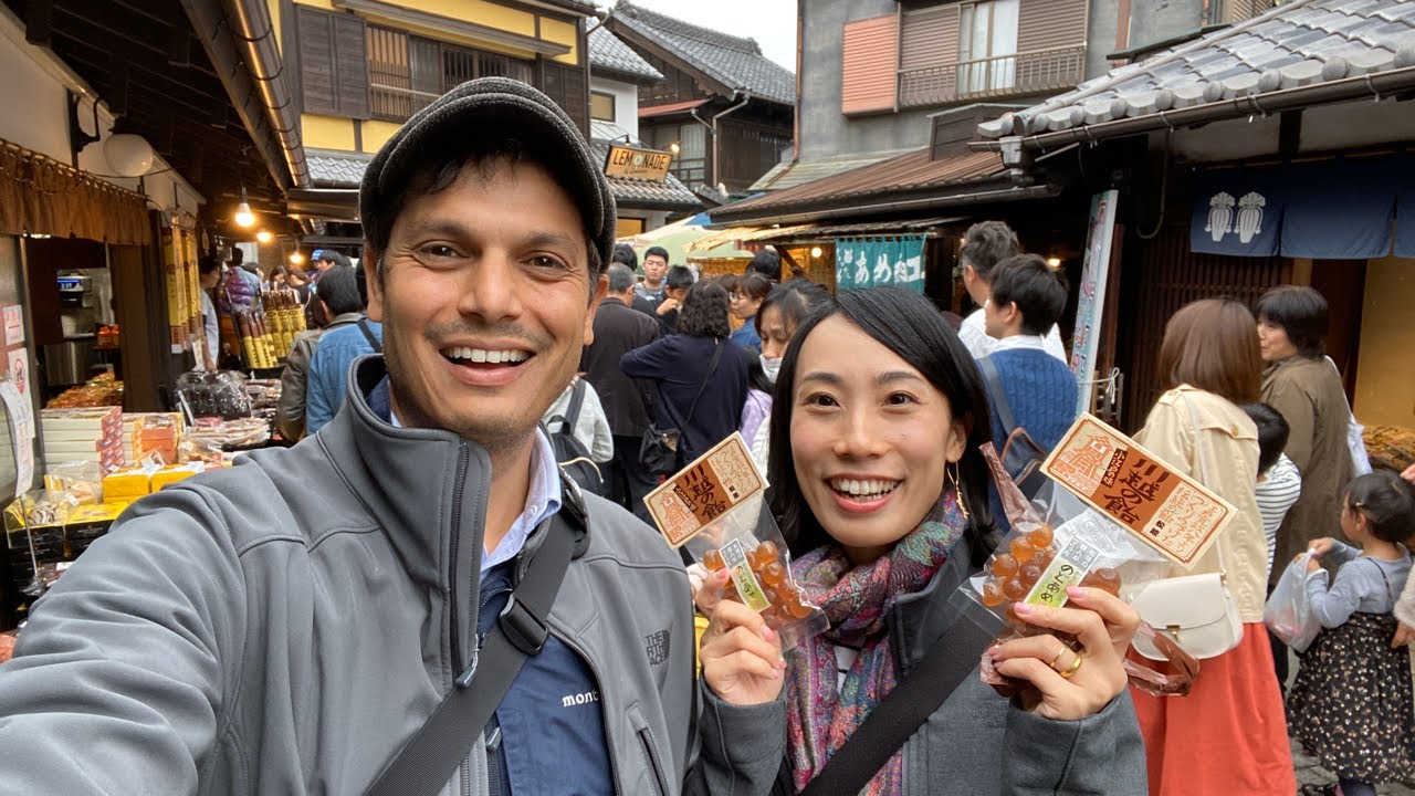 Kawagoe Japanese Candy Alley & Eating Adventure - YouTube