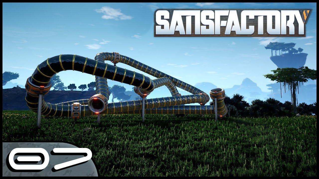 Exploring With Hypertubes - Satisfactory [Early Access] - Ep7 - YouTube
