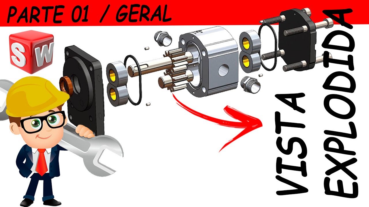 VISTA EXPLODIDA NO SOLIDWORKS COM LINHA DE EXPLOSÃO - | RODRIGO ...