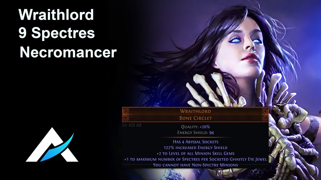 Wraithlord Defiled Spectres Necromancer - Map Showcase - YouTube