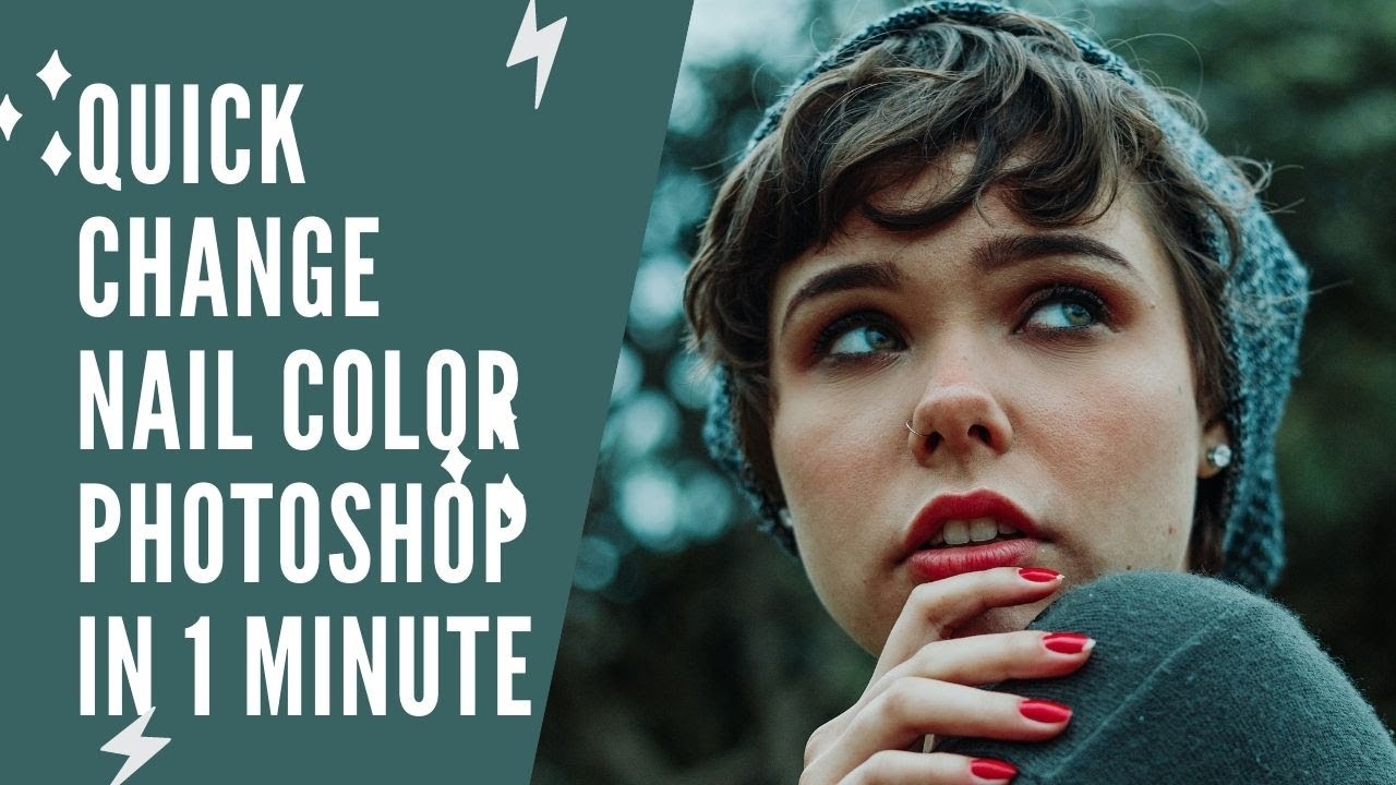 Quick Change Nail Color Photoshop in 1 Minute - YouTube