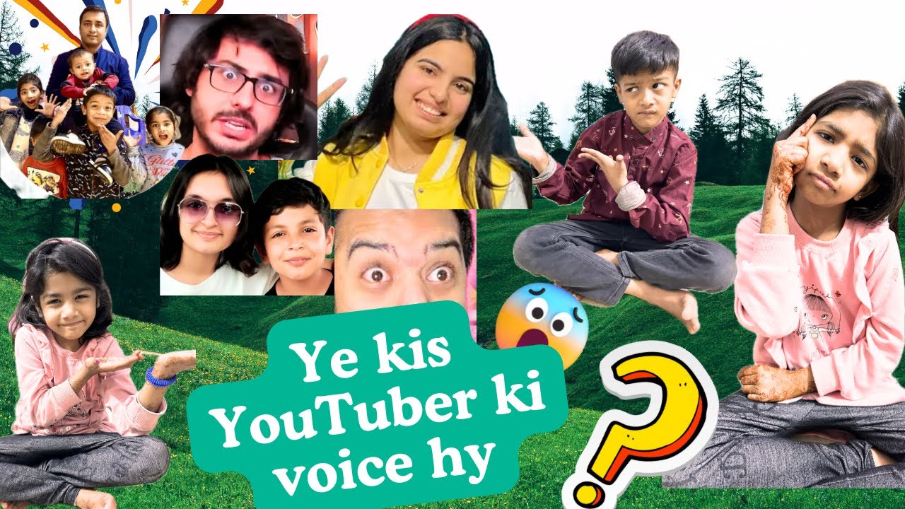 ye kis youtuber ki voice hy | guess the youtuber voice challenge | # ...