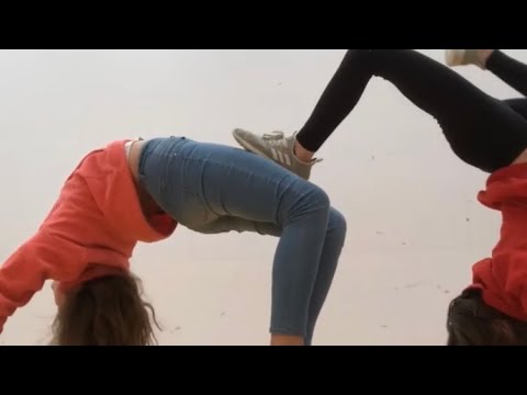 2 person yoga challenge! - YouTube