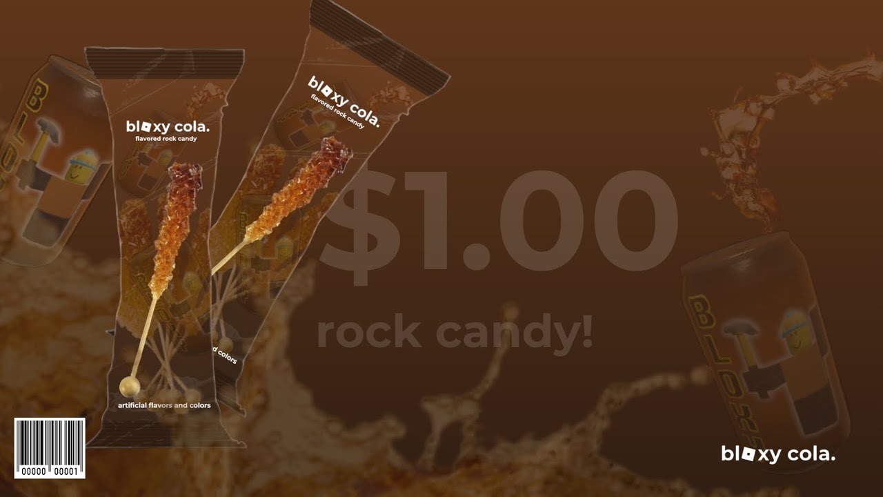 bloxy cola rock candy launch ad - YouTube