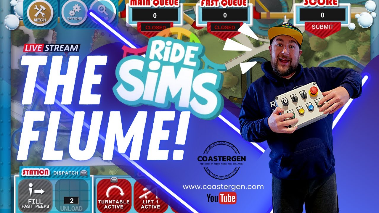 RIDE SIMS 2 - THE FLUME - Alton Towers - YouTube