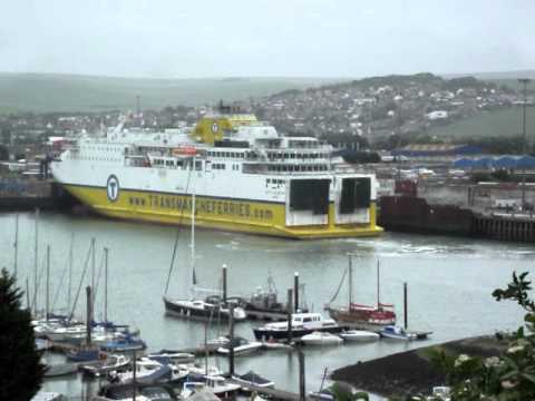 Transmanche Ferry - Newhaven, England - YouTube