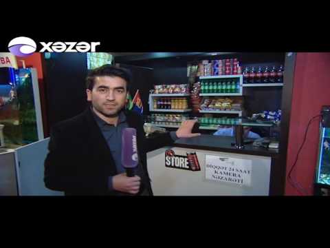 Bakıda “PlayStation” oğrusu kameraya düşdü