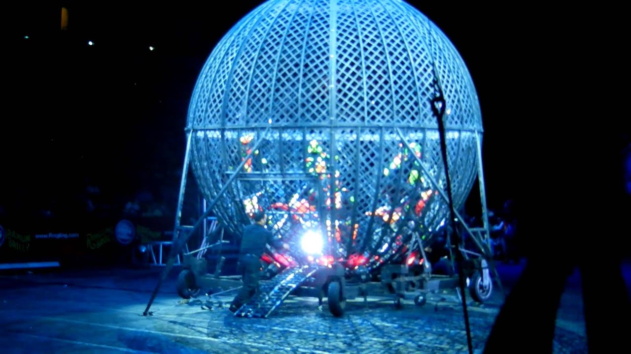 Circus Motorcycle Ball. - YouTube